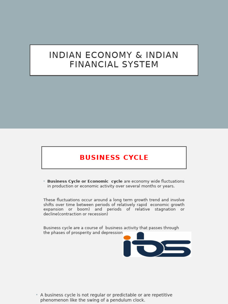 Understanding India's Business Cycle | PDF