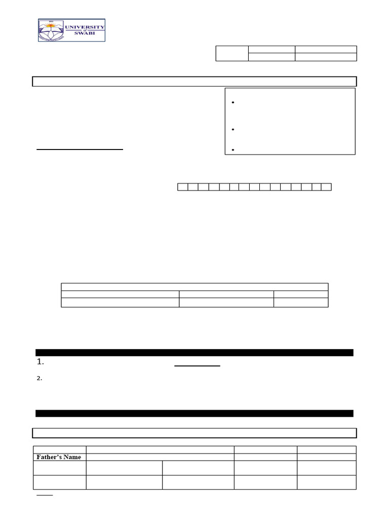 University of Swabi Convocation 2025 Form | PDF | Access Control ...