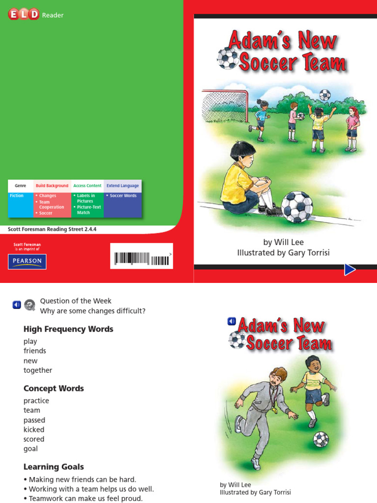 Adam's New Soccer Team | PDF