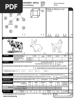 MoCA Test 8.2 Versión Mexicana | PDF | Cognición | Ciencia cognitiva