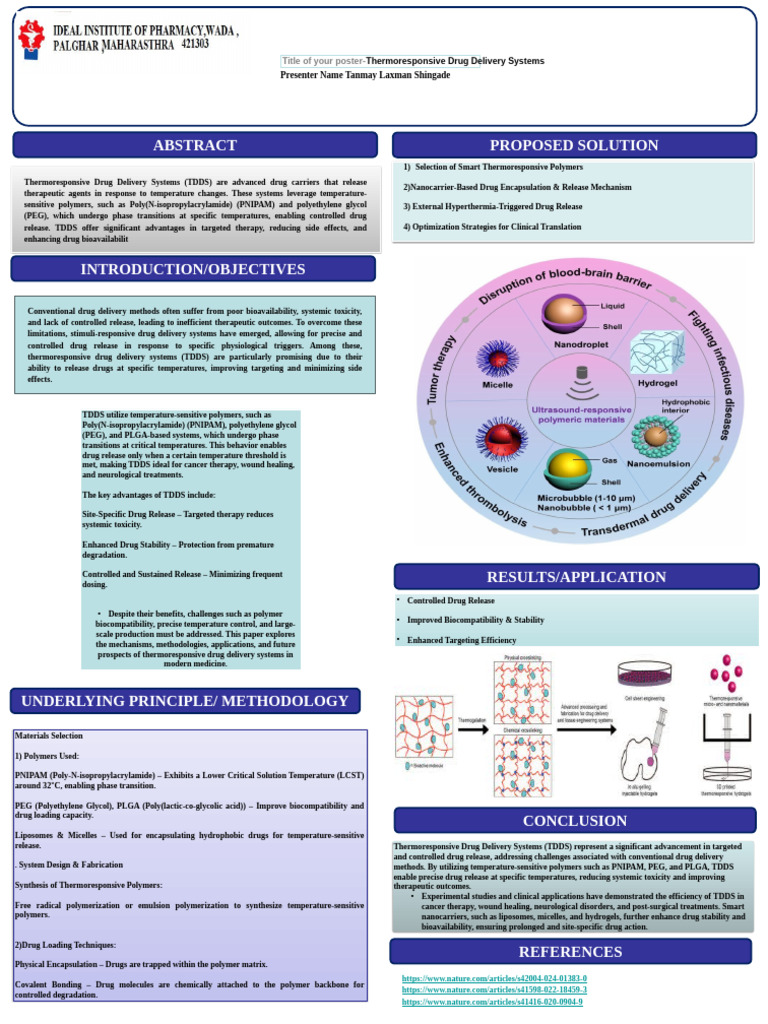 Tanmay Shingade Poster | PDF | Polymers | Polyethylene Glycol