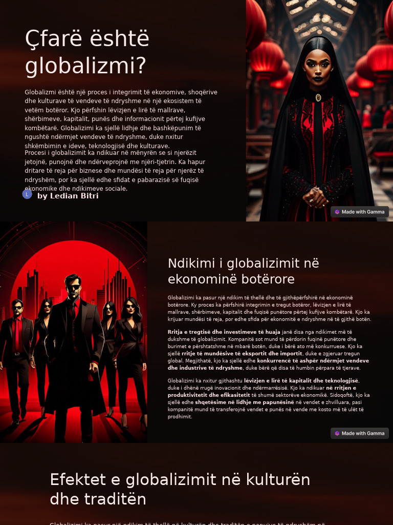 Cfare Eshte Globalizmi | PDF