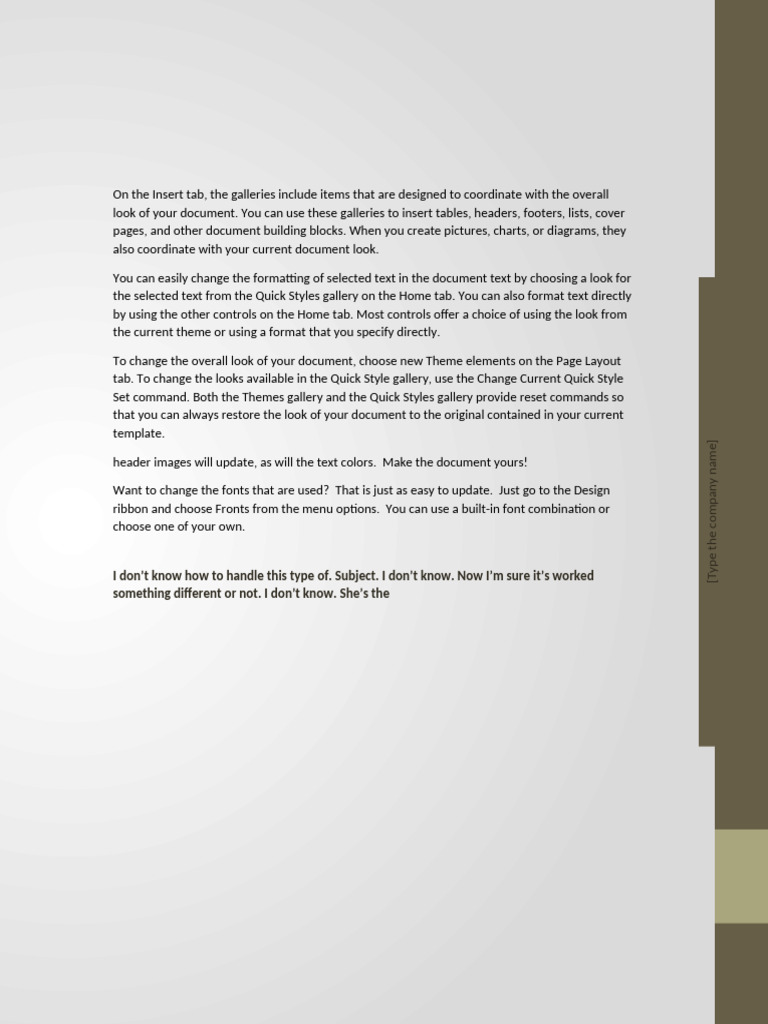 Document Formatting and Design Tips | PDF