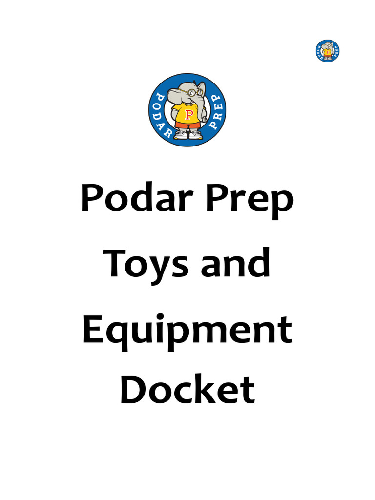 Podar Prep New Docket-2023_280723_org-Copy.docx | PDF | Toys | Length