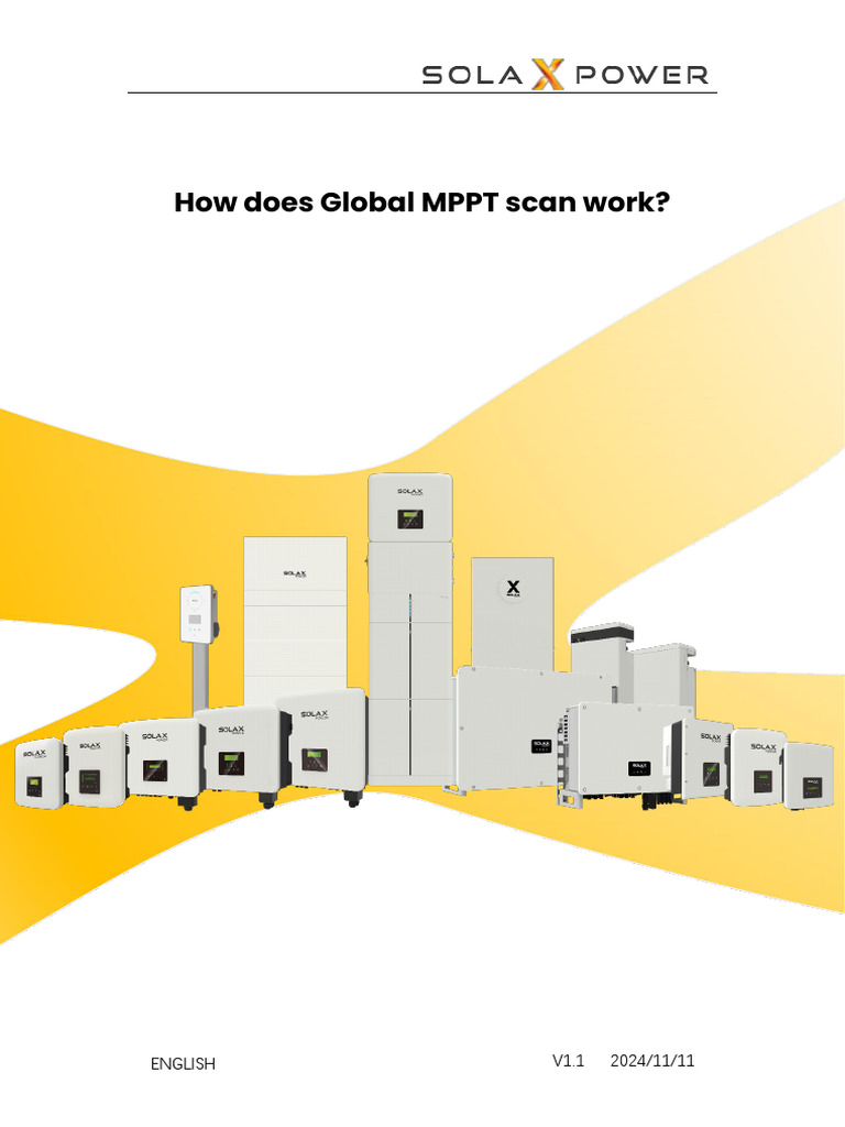 How Does Global MPPT Scan Work | PDF | Renewable Energy | Electric Power