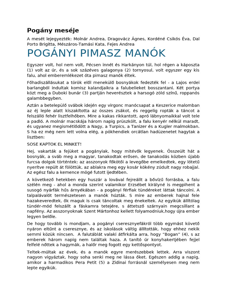 Pogány Meséje | PDF