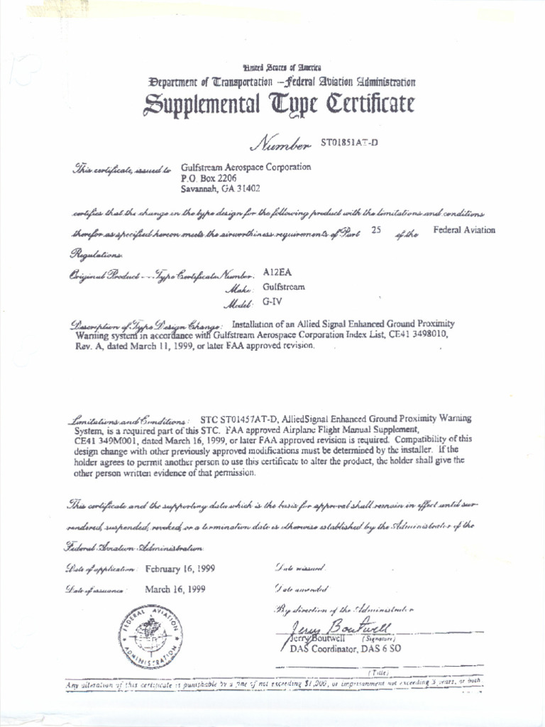 ST01851AT-D EGPWS With Windshear | PDF | Aerospace | Avionics