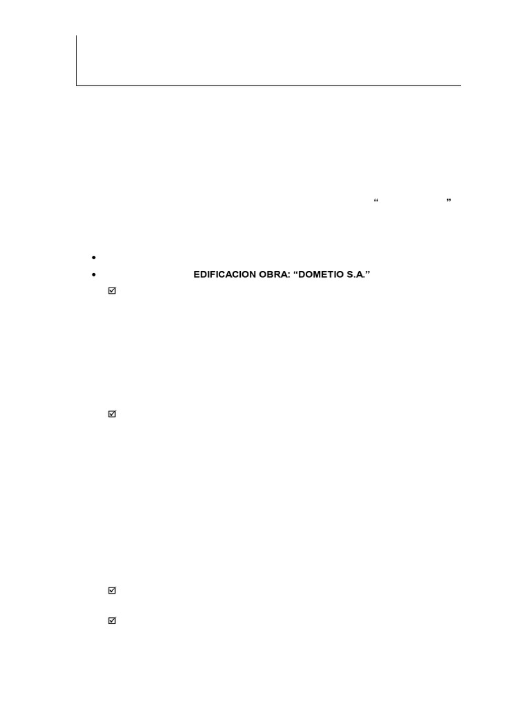 PROPUESTA PROYECTO DOMETIO S.A. | PDF