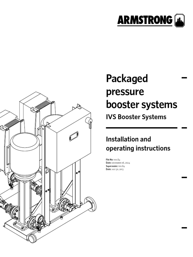 IVS Booster Systems Installation Guide | PDF | Pump | Building Automation
