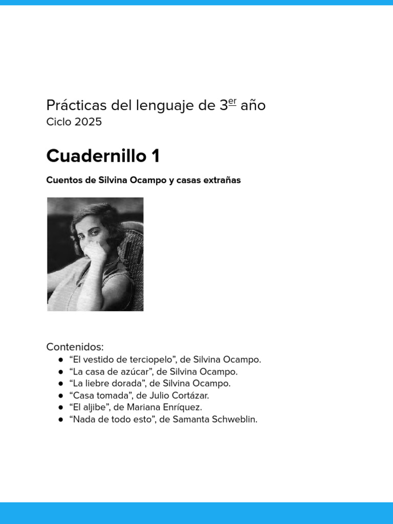 cuadernillo-1-3ro-2025 | PDF