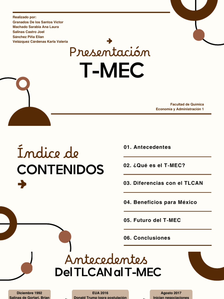 T-MEC: Modernización del TLCAN | PDF | Tratado de Libre Comercio ...