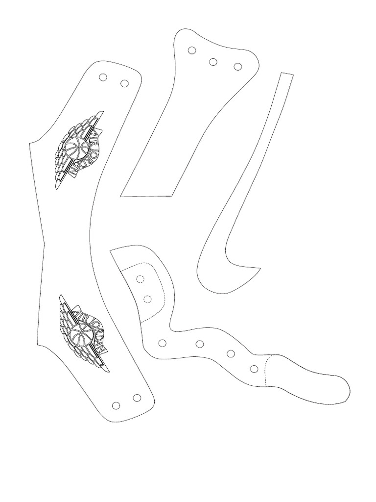 Print Aj1 Size 8,5 Pattern | PDF