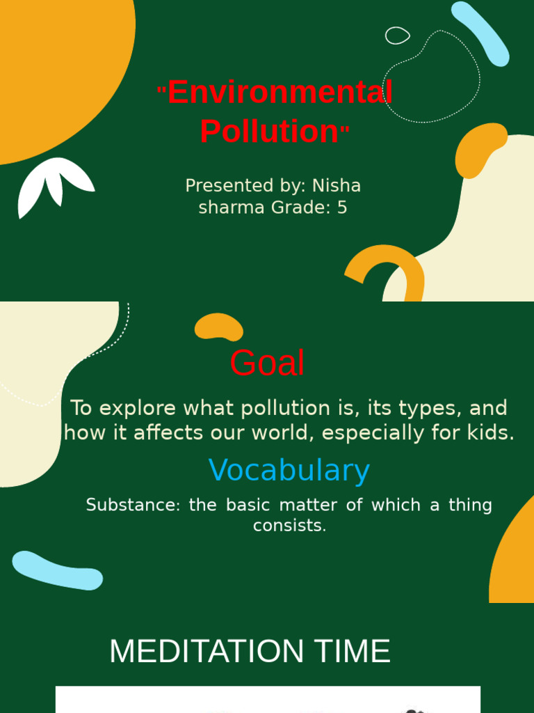 Grade 5 Science Pollution | PDF | Pollution | Air Pollution