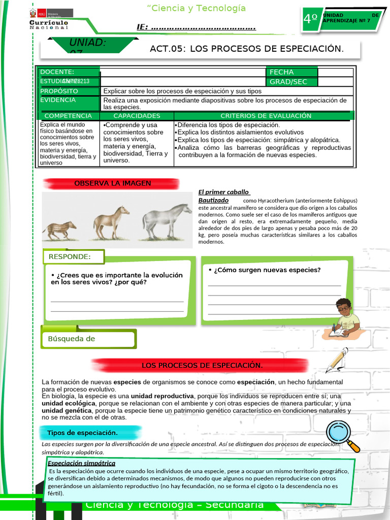 C-4º Act 5-Cyt-Und 7 | PDF | Reproducción | Zoología