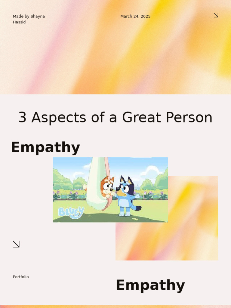 Key Traits of a Great Person | PDF