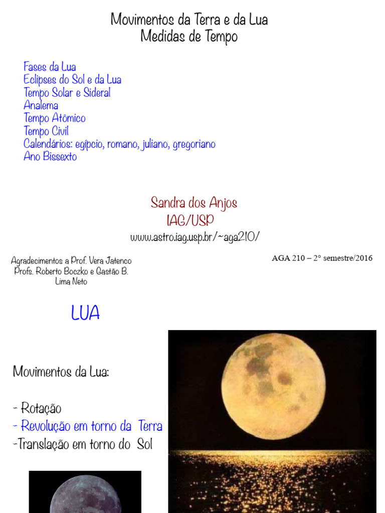 Fases da Lua | PDF | Eclipse | Calendário