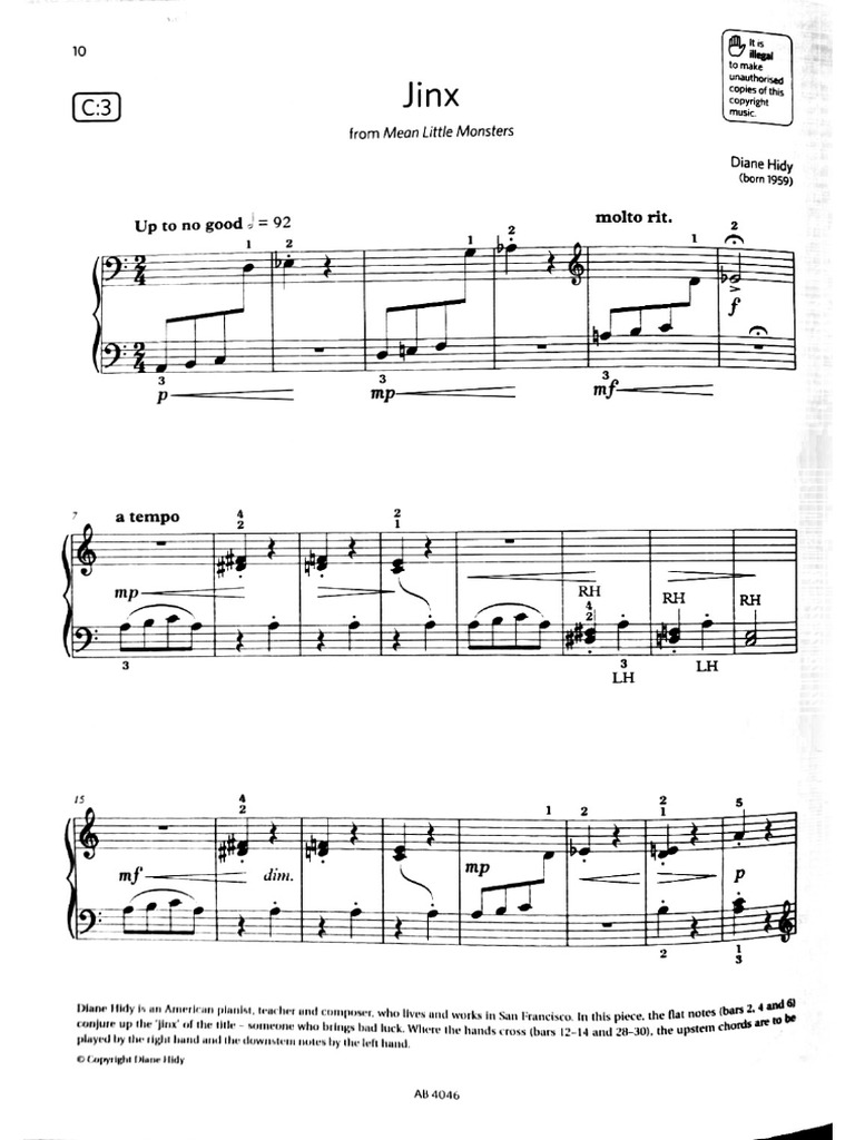 Diane Hidy - Jinx | PDF