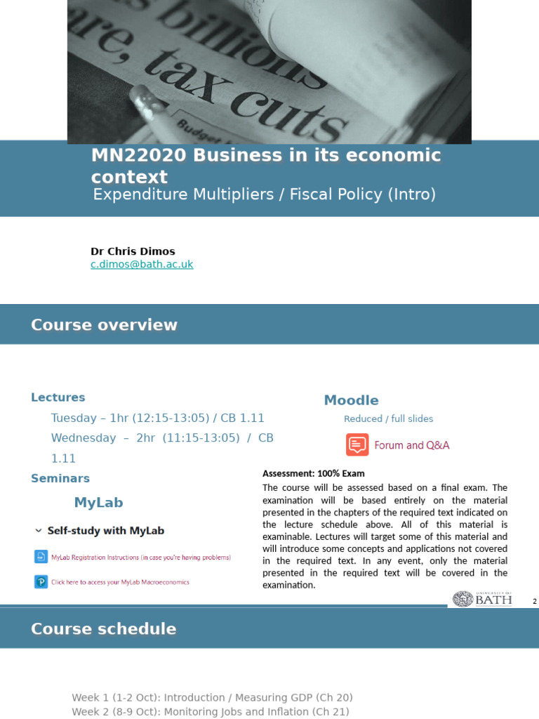 Economic Context for Business Success | PDF | Macroeconomics | Inflation