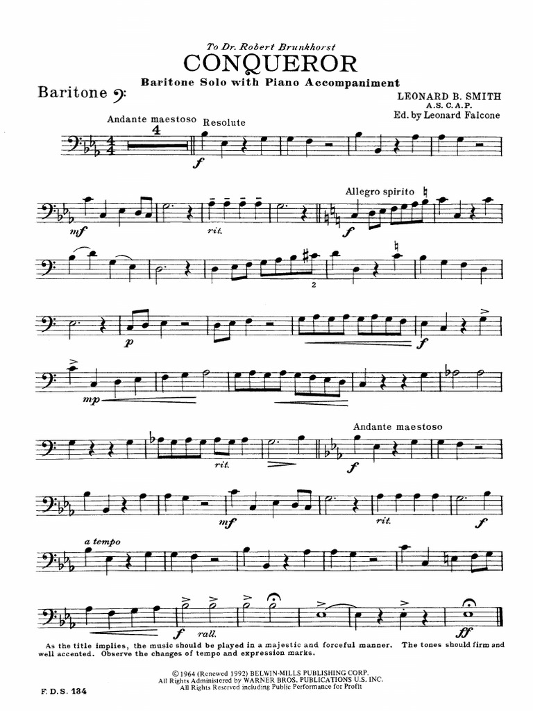 Smith - Conqueror Baritone | PDF
