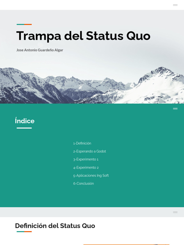 Trampa Status Quo | PDF