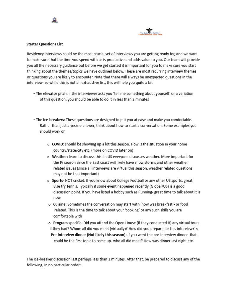 SET 1 GettingStarted With Residency IV Prep | PDF