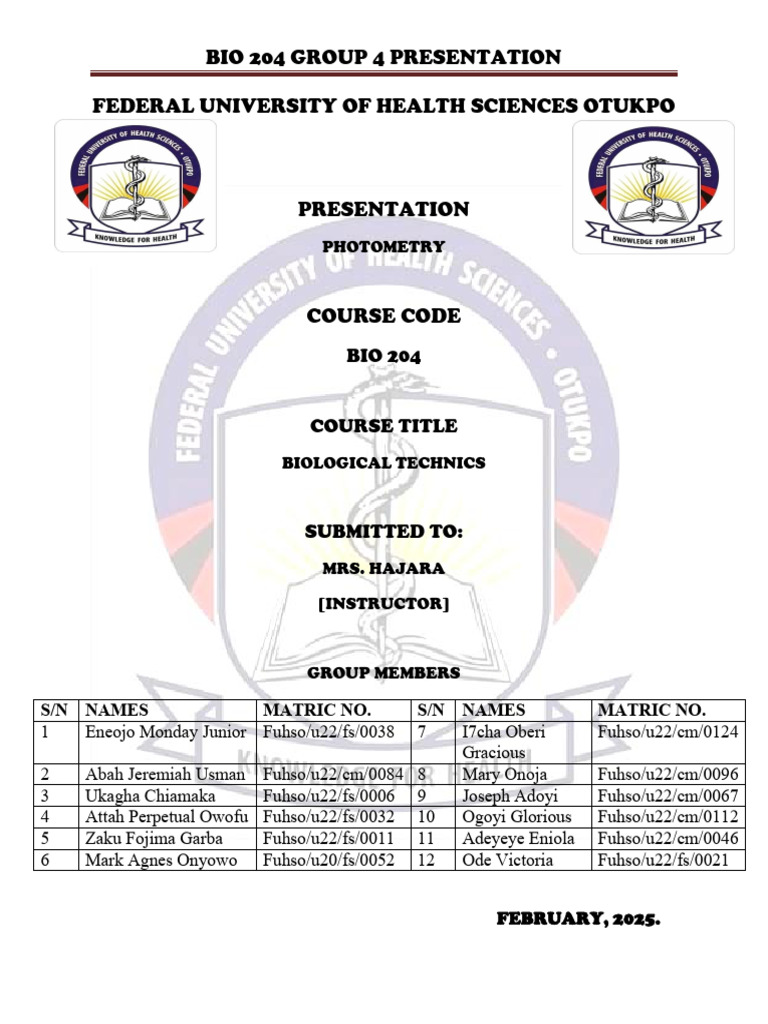 Bio 204 Group 4 Presentation | PDF | Light | Electromagnetic Radiation