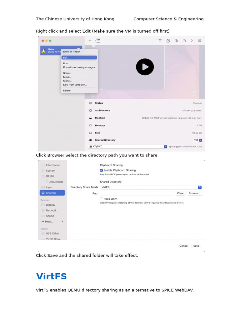 CSCI2730 BC Tut4 v3b Part2 UTM Shared Folder 2024 | PDF