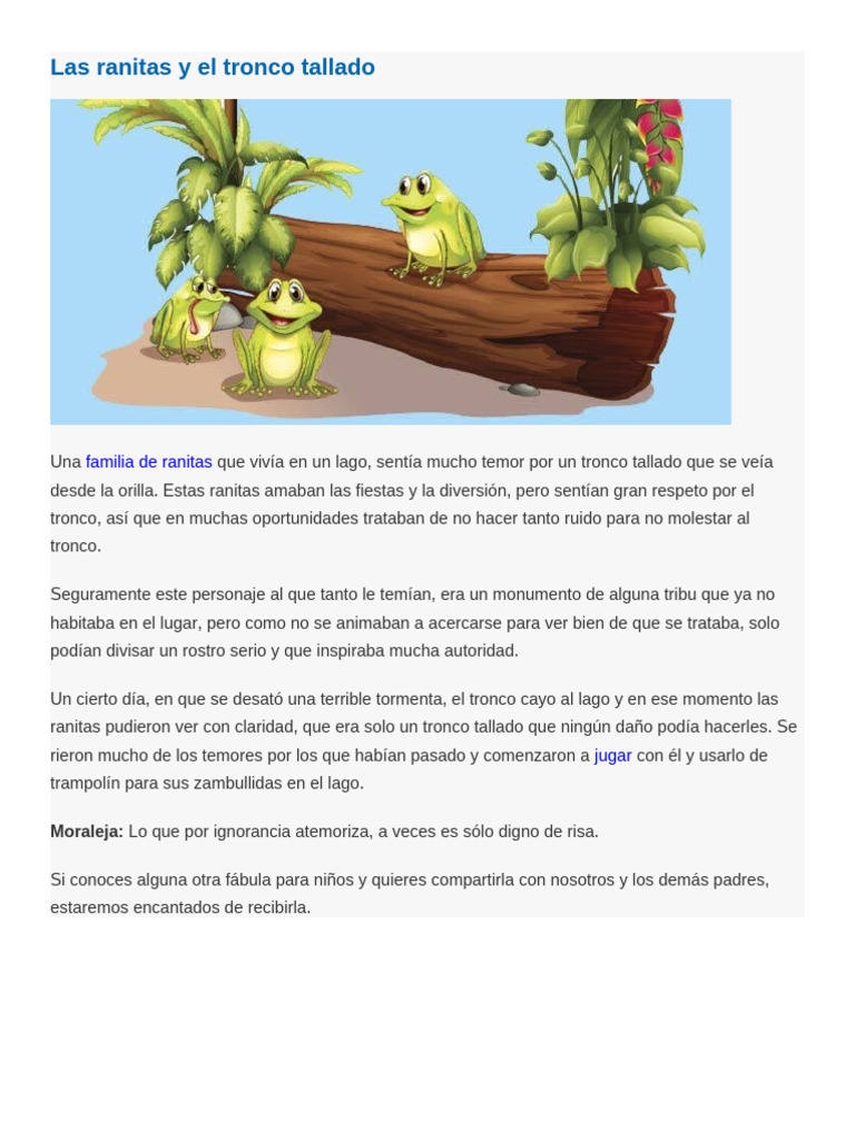 Fábulas infantiles con moralejas educativas | PDF | Oveja