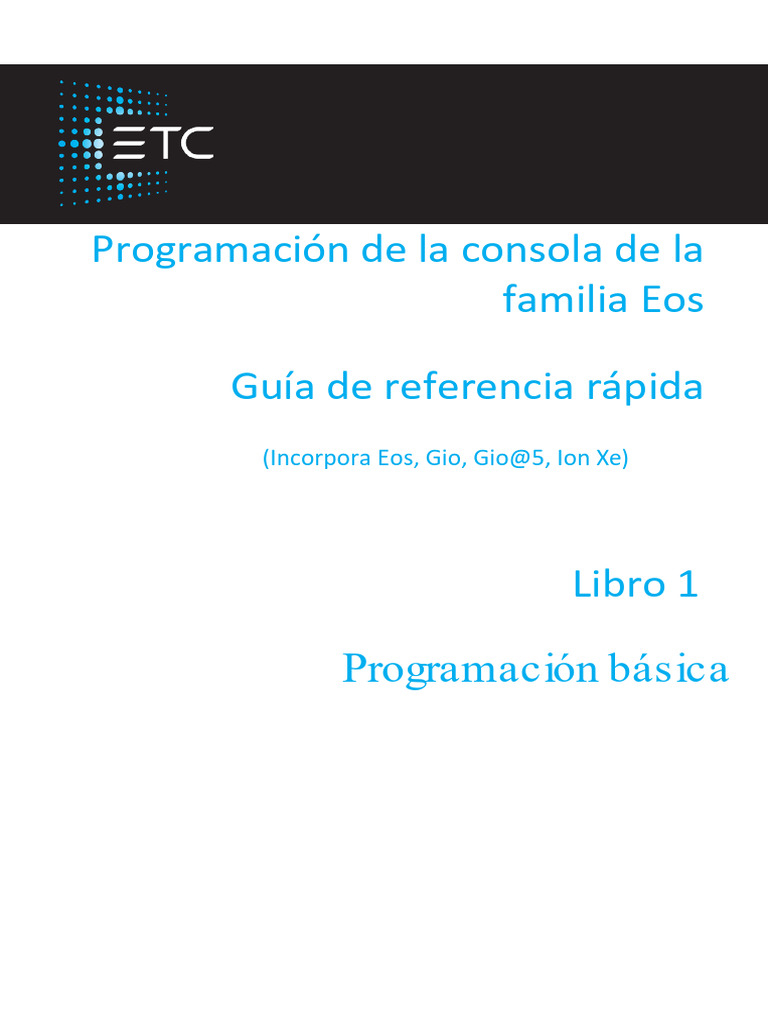Guia Rapida Libro EOS | PDF | Archivo de computadora | Interfaz de ...