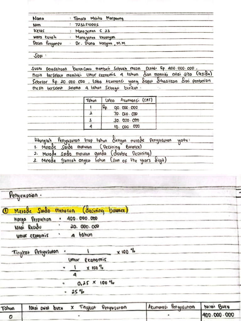Tamara Meilita Marpaung - Tugas M.keu II | PDF