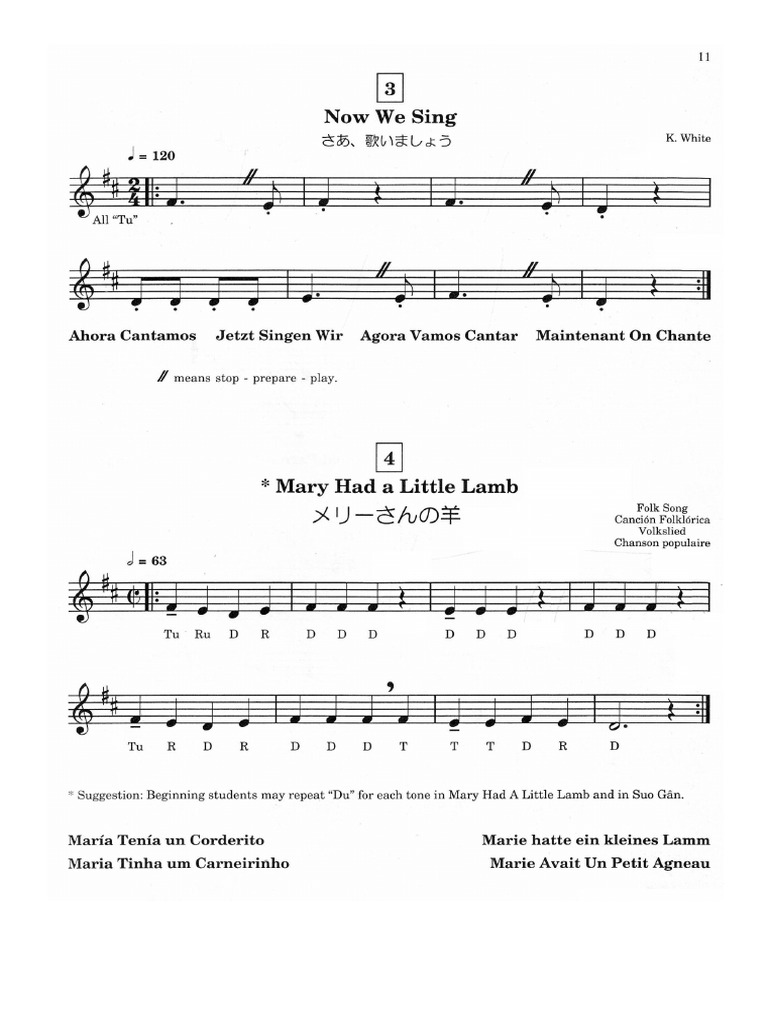 Suzuki Recorder 1-11 | PDF