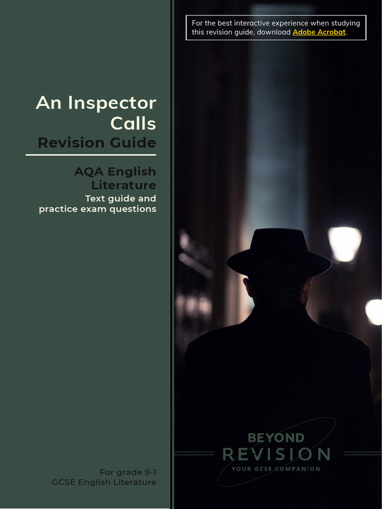 An Inspector Calls GCSE Revision Guide | PDF