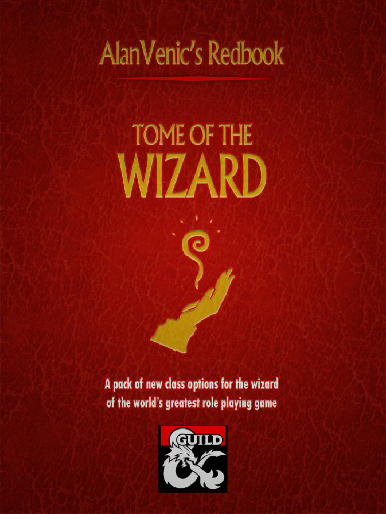 Dungeons & Dragons (D&D) 5E Tome of The Wizard by AlanVenic | PDF ...