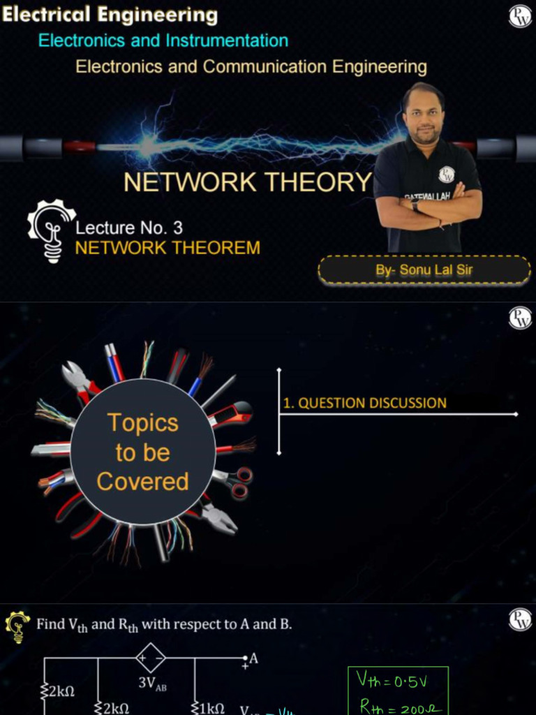 Network Theorem 03 - CL | PDF