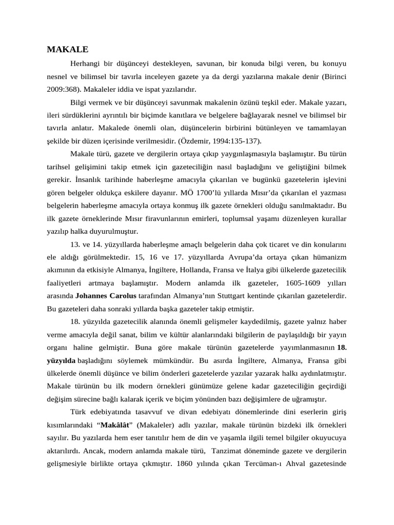 6 II Makale, Fikra Ve Bildiri | PDF