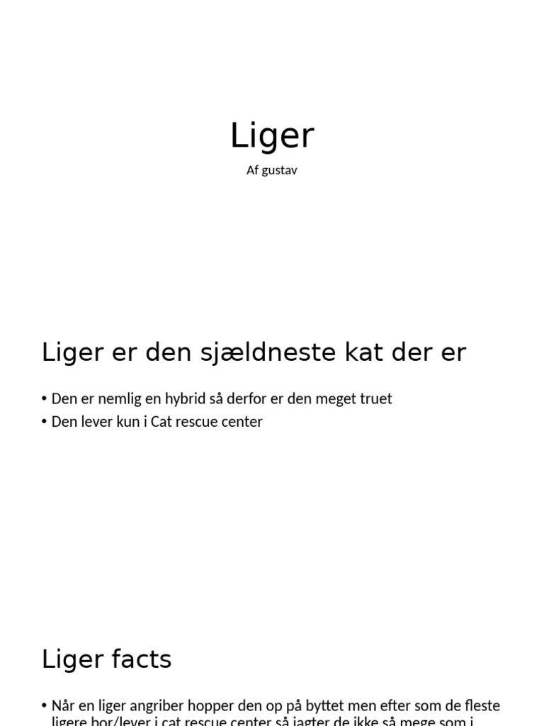 Liger | PDF