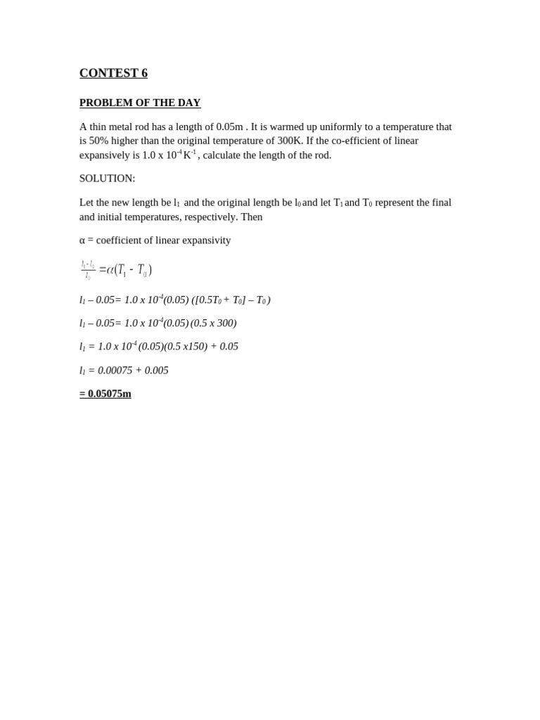 Problem of The Day | PDF