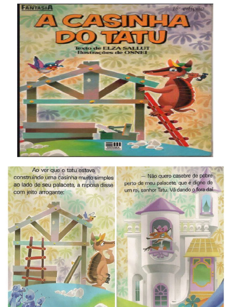 Livro A Casinha Do Tatu - Elza Sallut | PDF