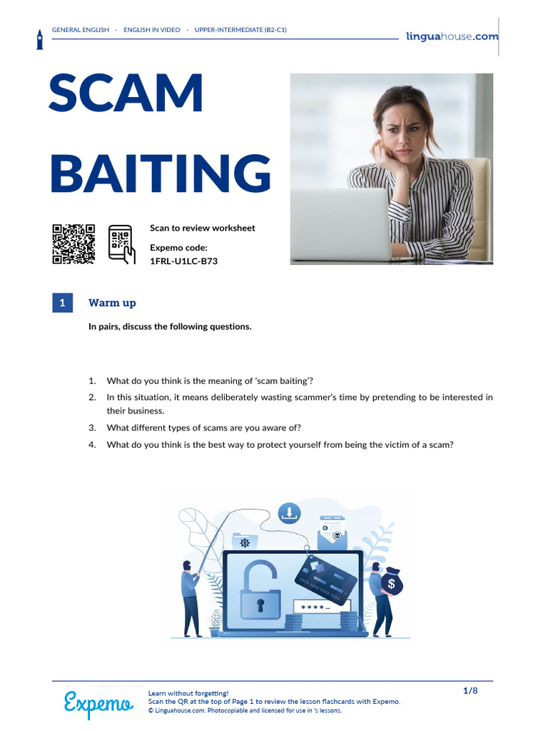 Scam Baiting British English Teacher B2 C1 | PDF