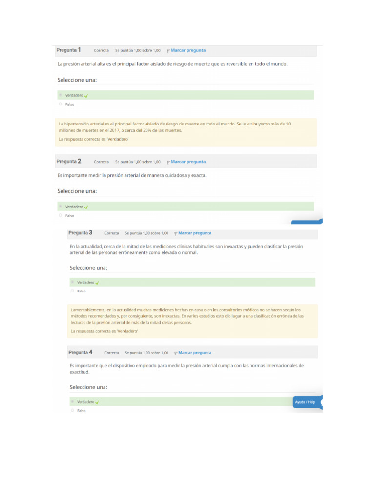 RESPUESTA MODULO TENSION ARTERIAL | PDF