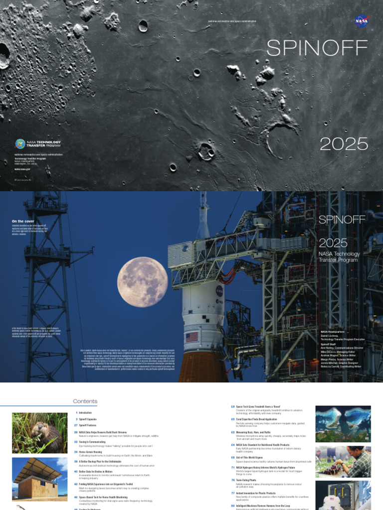 NASA Spinoff 2025 | PDF | Nasa | Space Shuttle Thermal Protection System