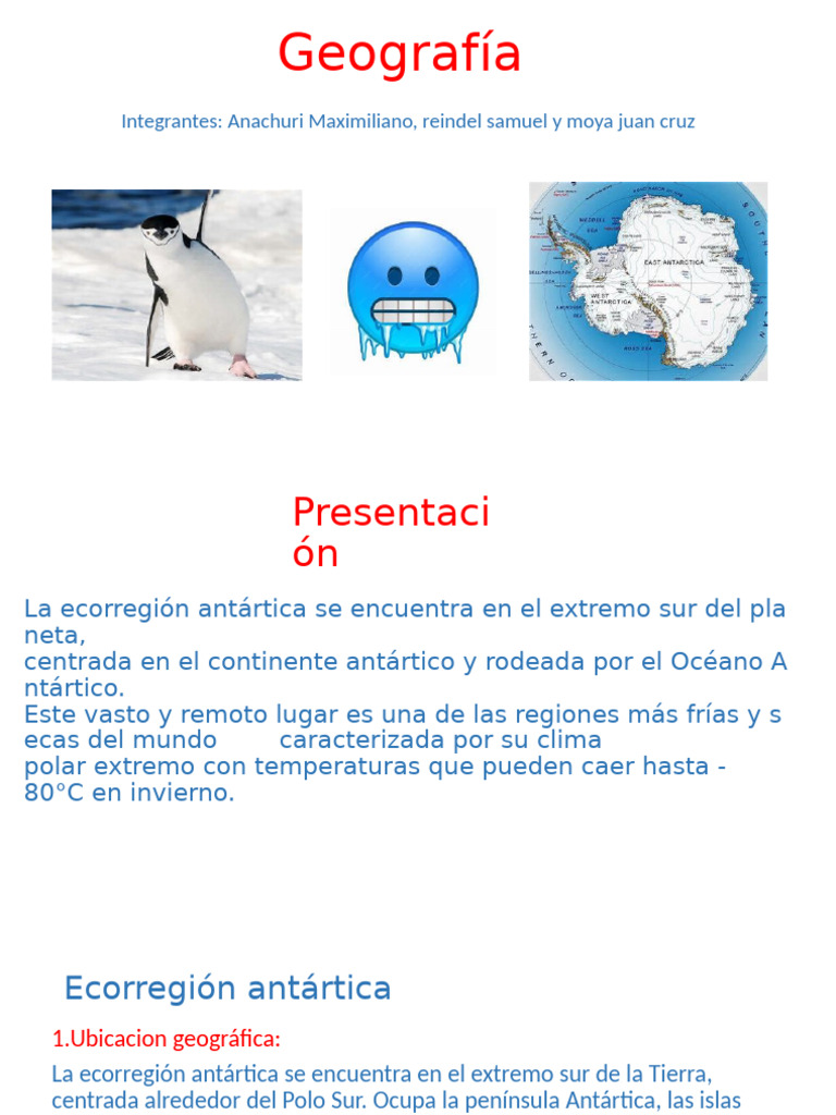 Geografía | PDF | Antártida | glaciar