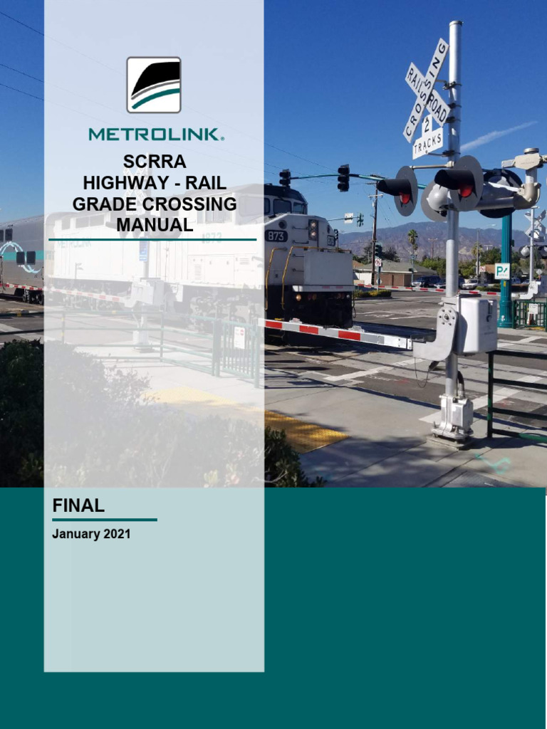 Scrra Grade Crossing Manual | PDF | Traffic | Rail Transport