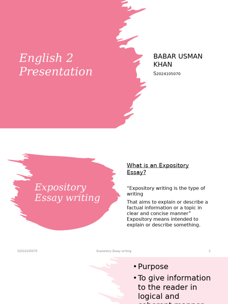 English 2 Presentation | PDF | Essays | Human Communication