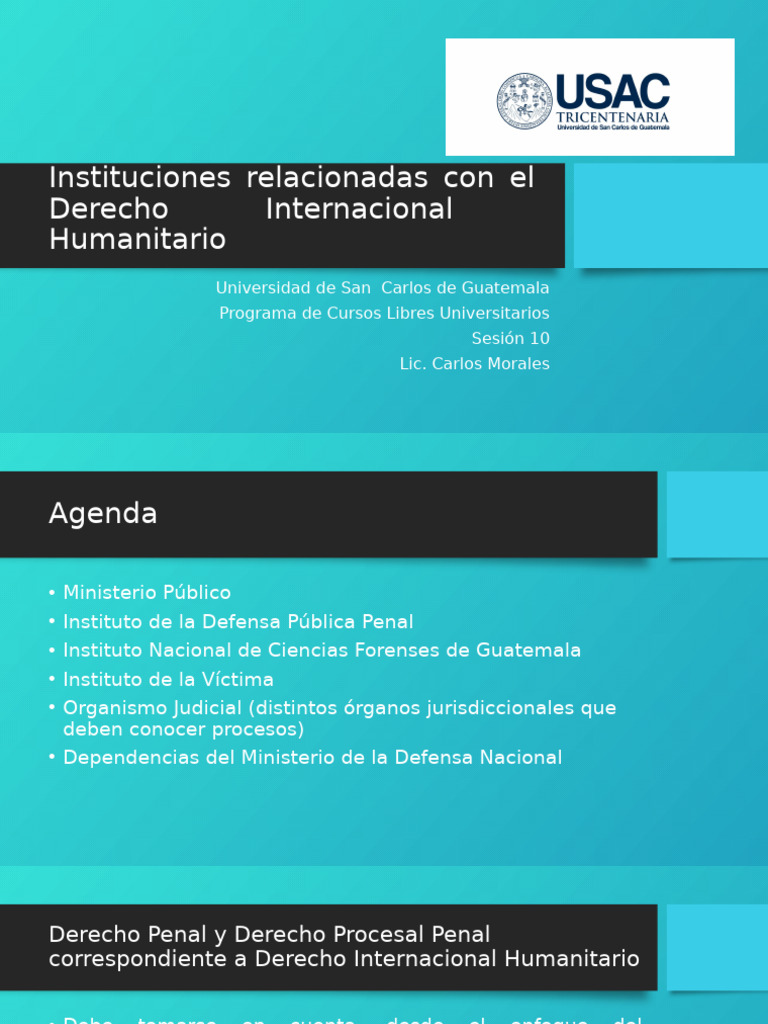 Sesiòn 10 DIH | PDF | Jurisdicción | Judicaturas
