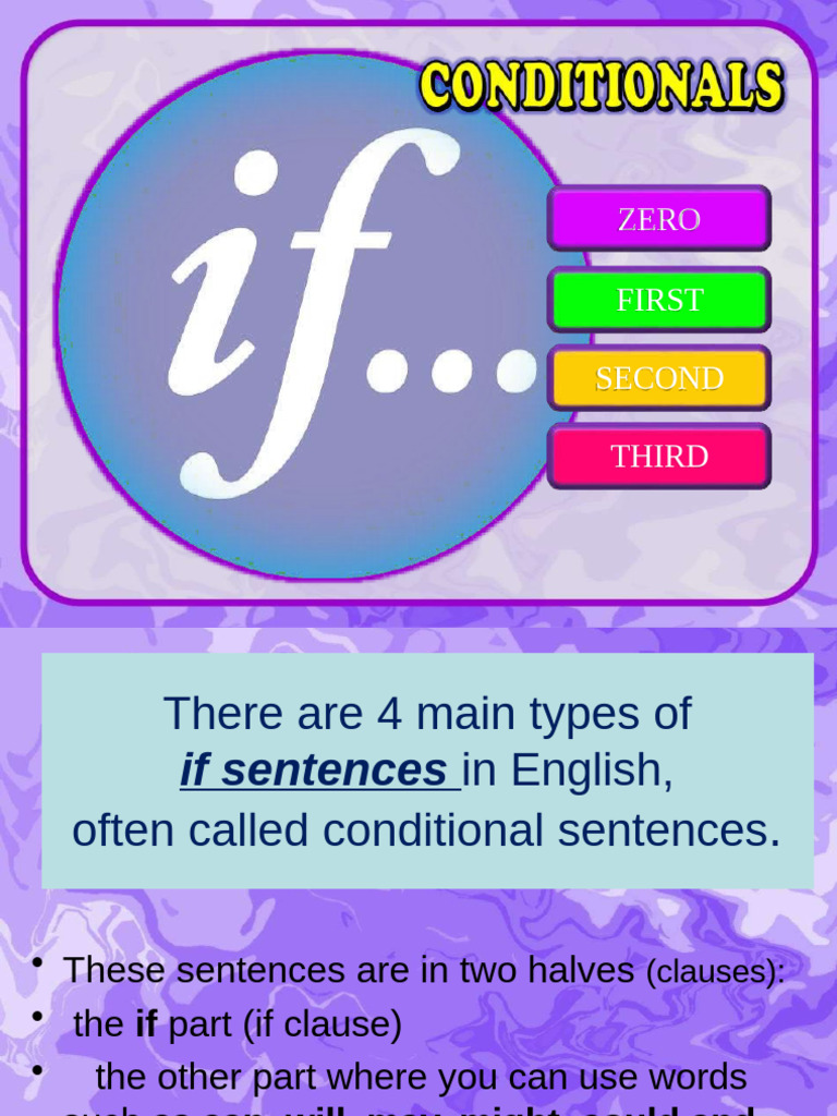 Understanding English Conditional Sentences | PDF | Verb | Linguistic Morphology