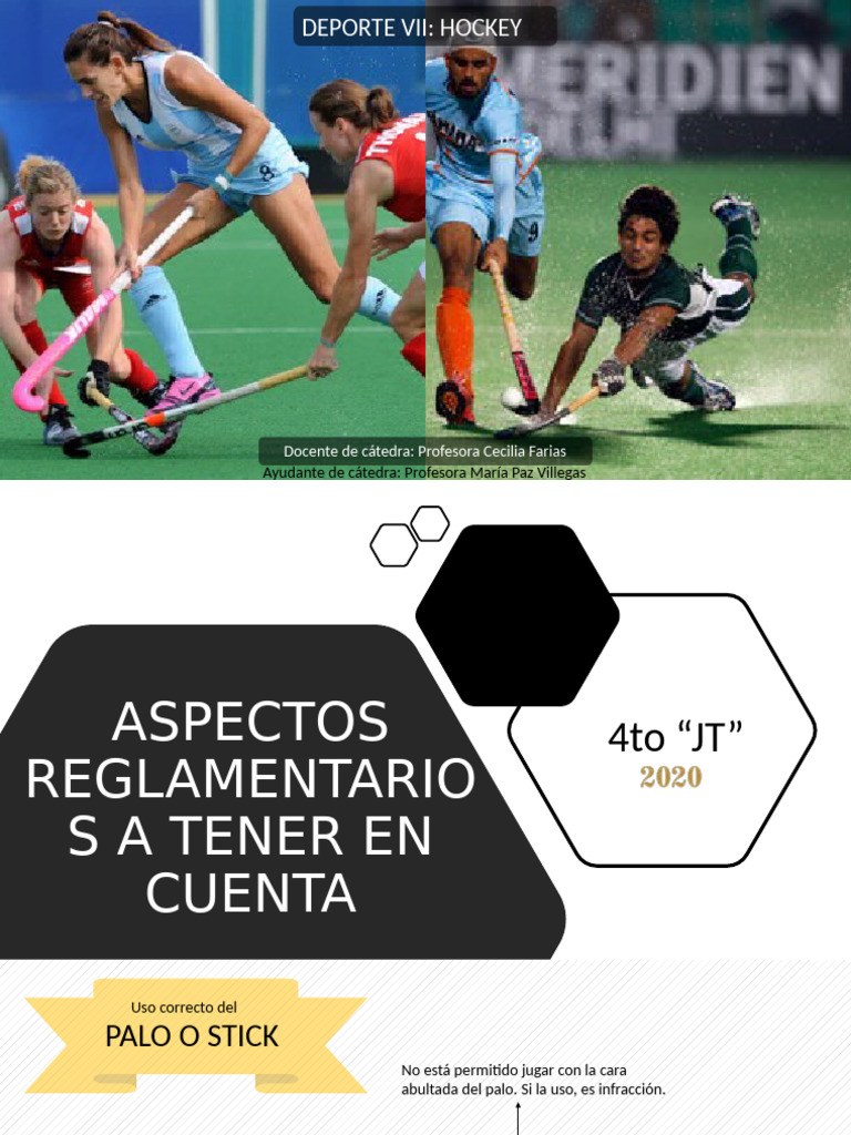 Reglas de Hockey | PDF | Reglas | Variaciones de hockey