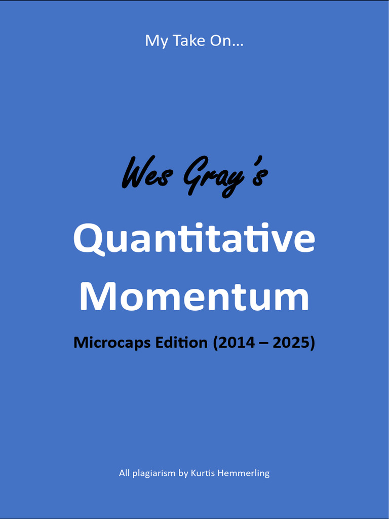 Quantitative Momentum for Microcaps | PDF | Financial Economics | Investing