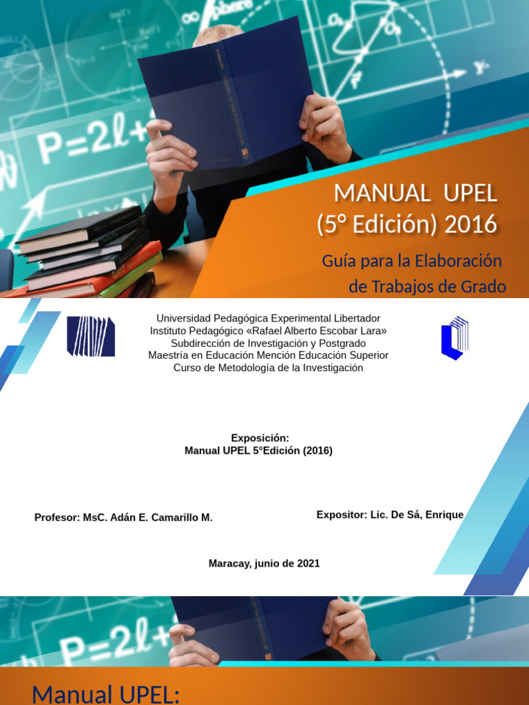 Manual UPEL 2016 | PDF