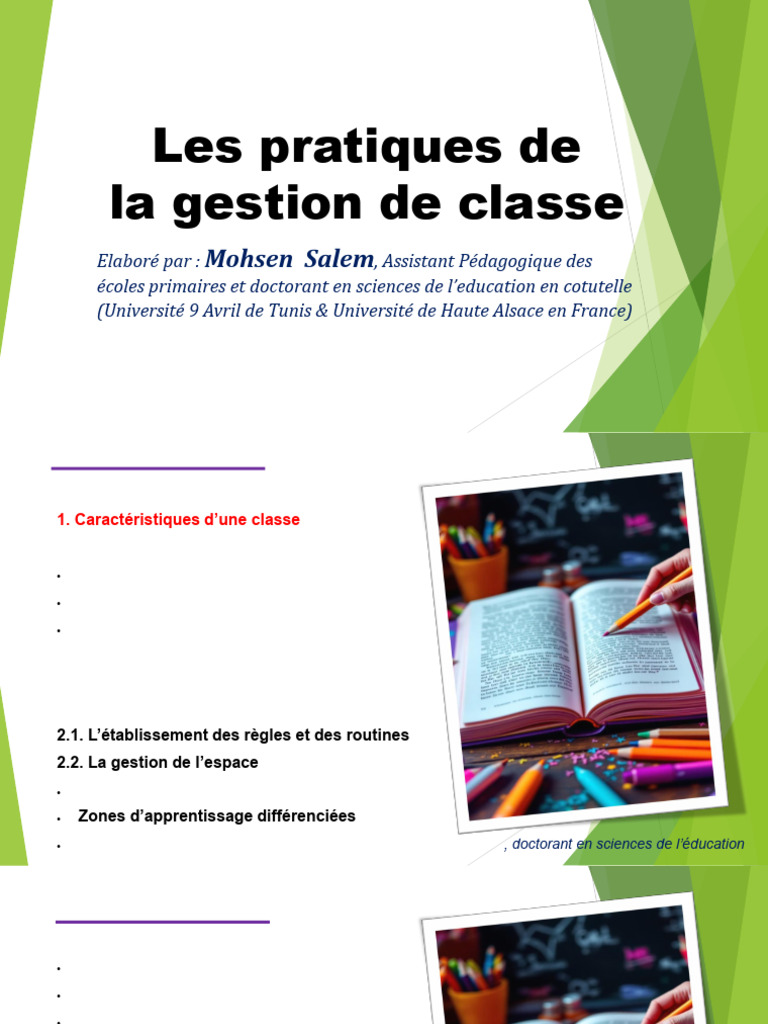 Pratiques efficaces de gestion de classe | PDF | Pédagogie | Doctorat